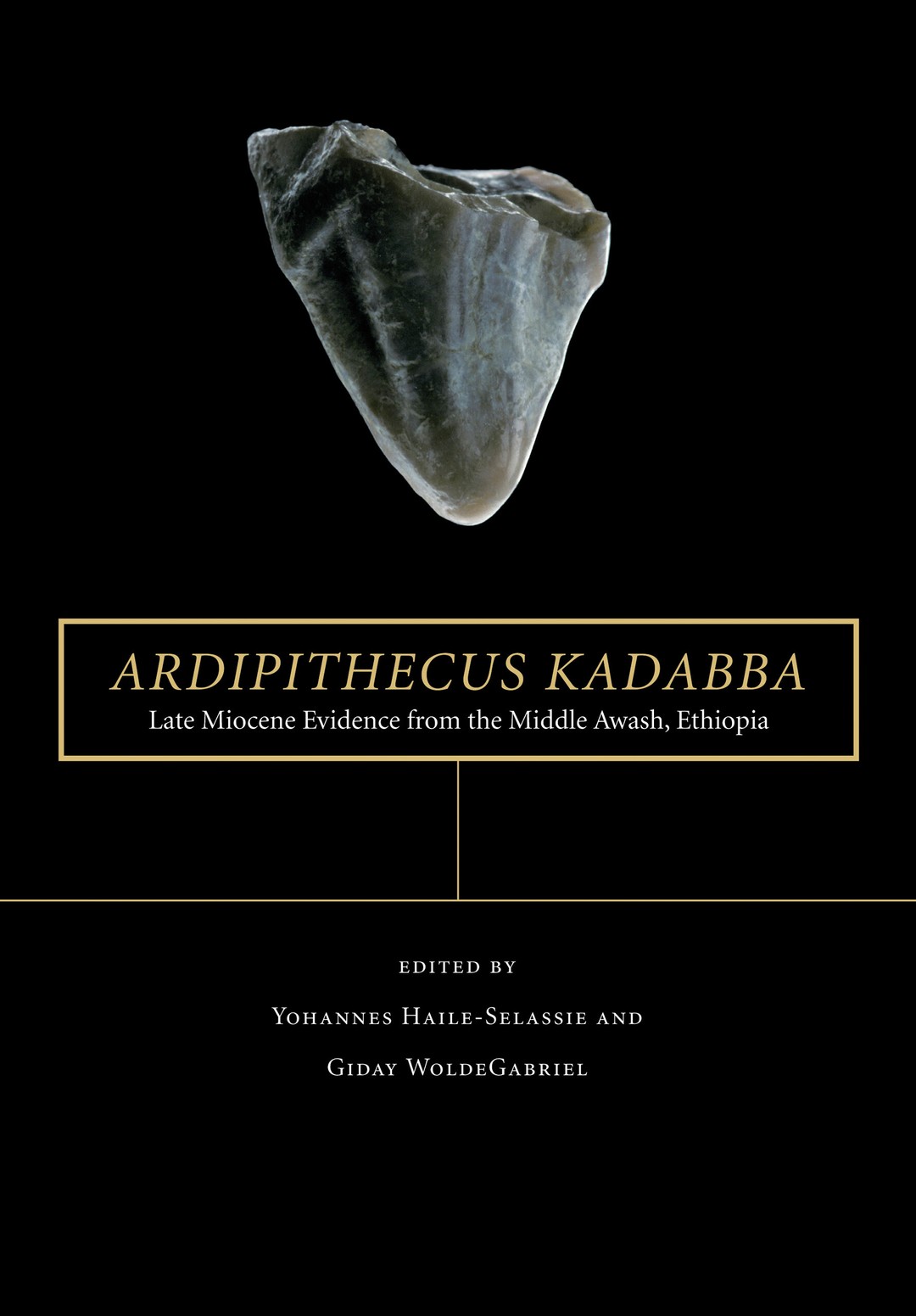 Ardipithecus kadabba by Yohannes Haile-Selassie, Giday WoldeGabriel ...